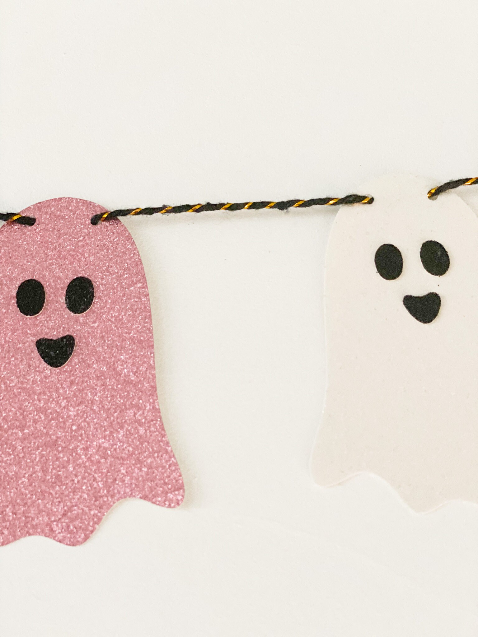 Pastel Halloween Ghost Banner Pink and White Ghost Cute - Etsy
