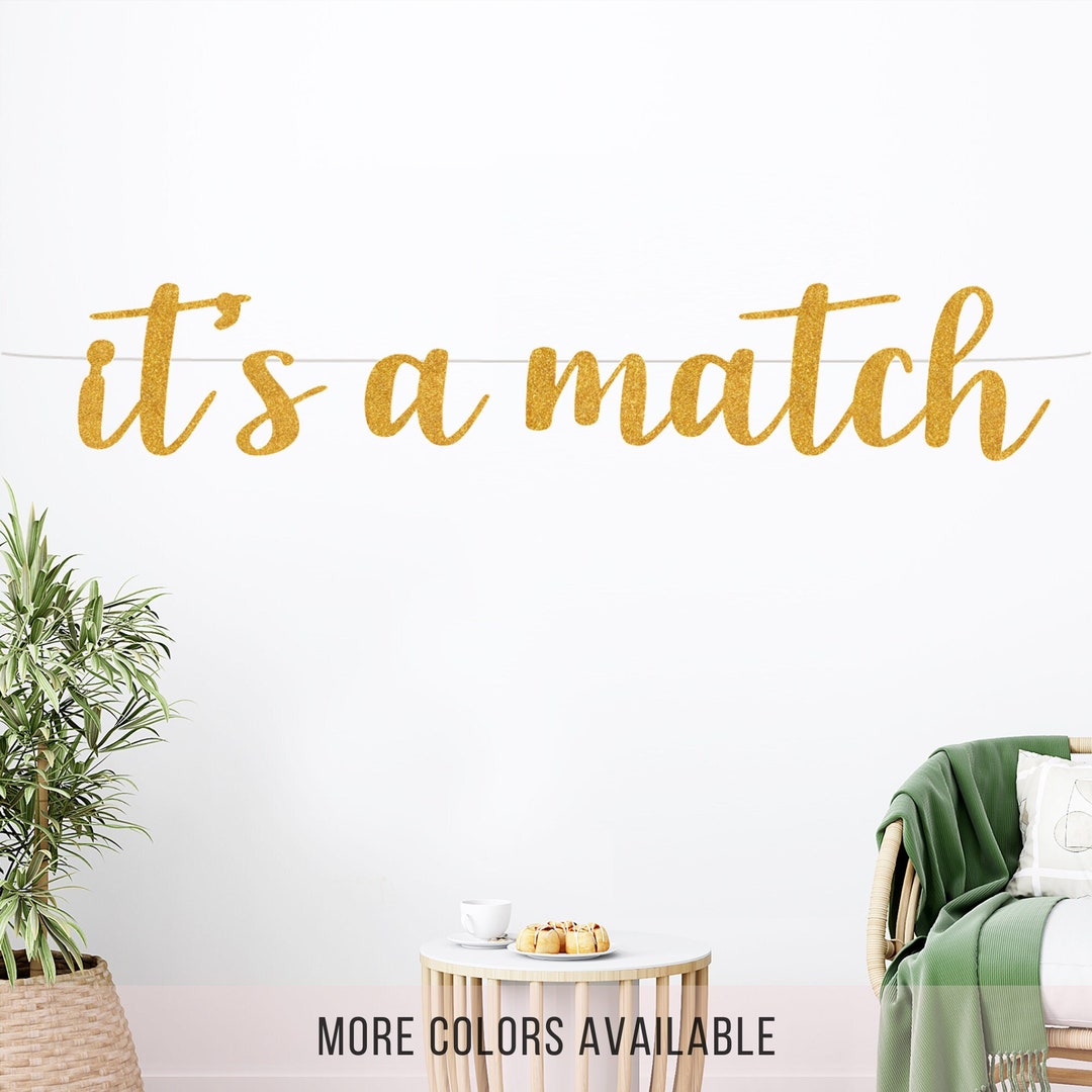 It's a Match Banner, Residency Match Day 2023, Match Day Sign, Med ...