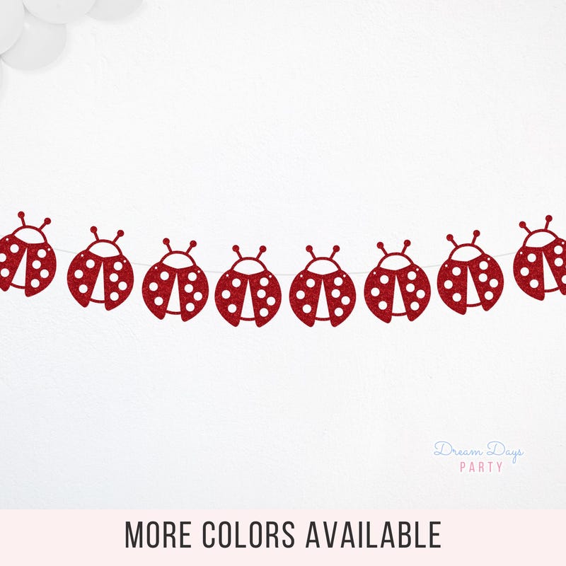 Ladybug Banner - Etsy
