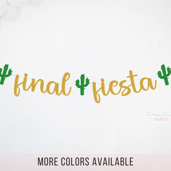 Final Fiesta Banner - Etsy