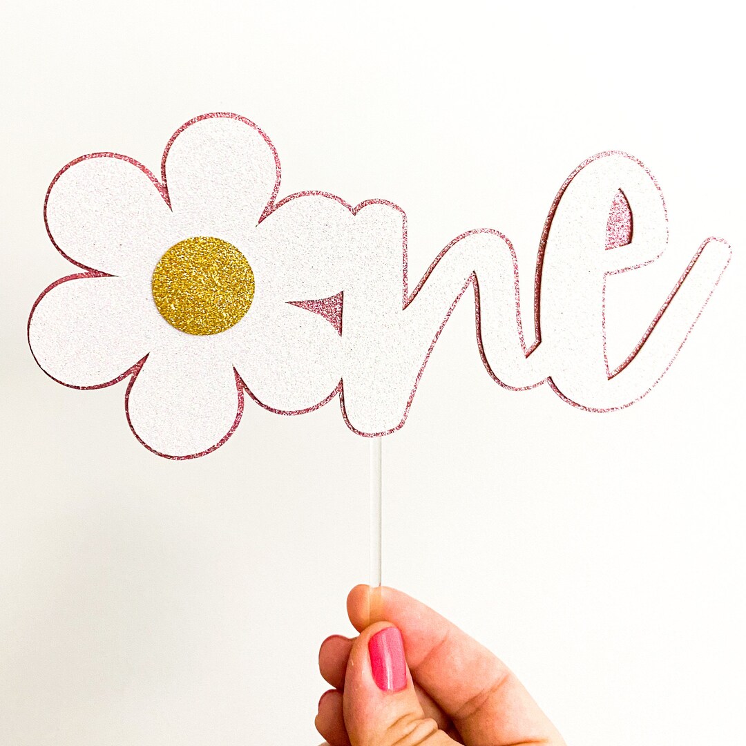 Daisy Cake Topper, One Cake Topper, Daisy 1st Birthday, Daisy Party ...
