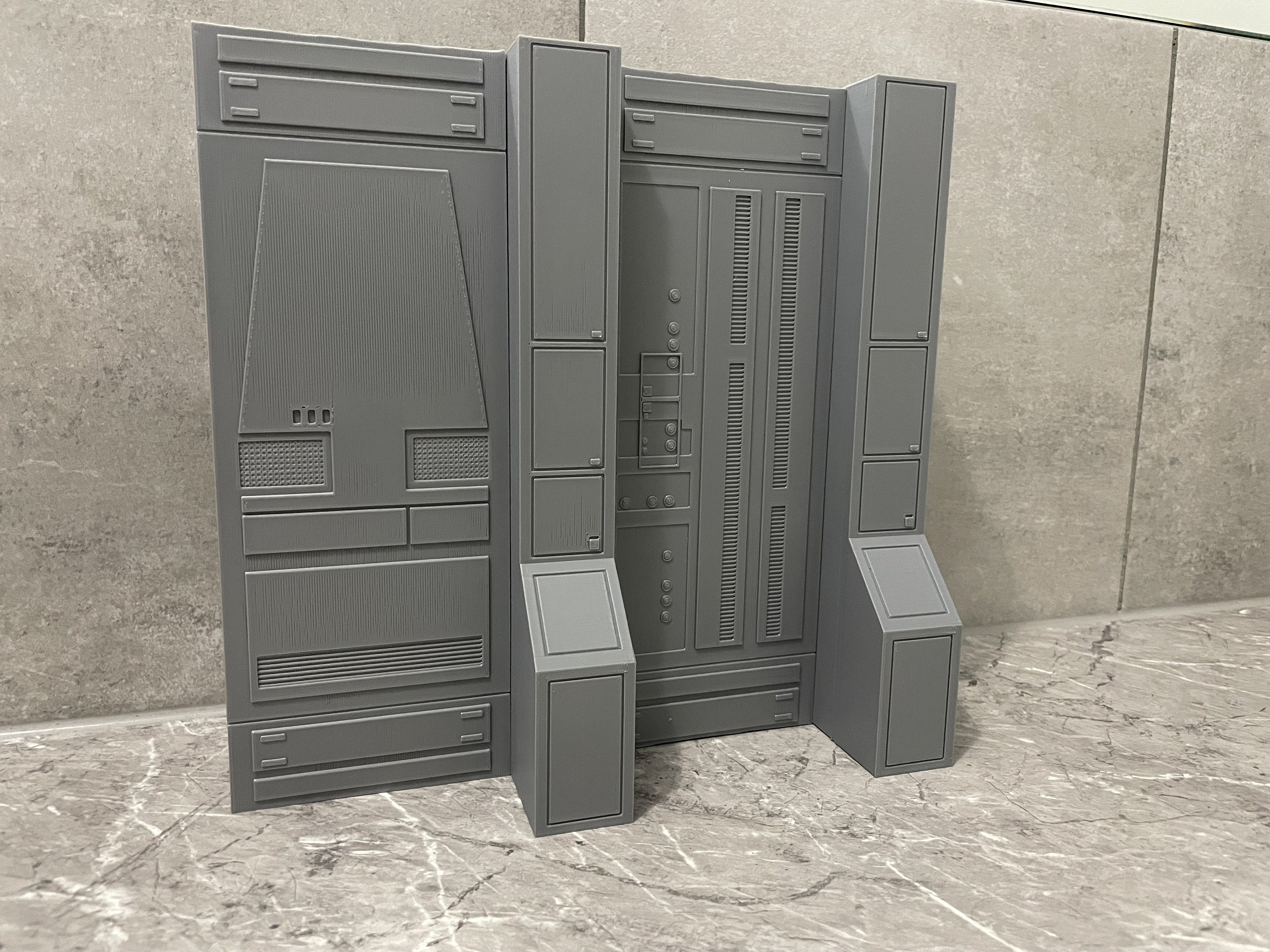 Star Wars Space Walls Death Star Walls 1/12 Scale Expansion - Etsy UK