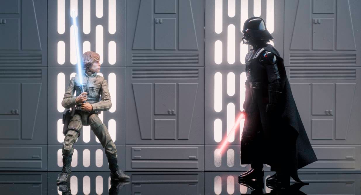 Star Wars Death Star SPACE WALLS Diorama for 1/12 Scaled - Etsy