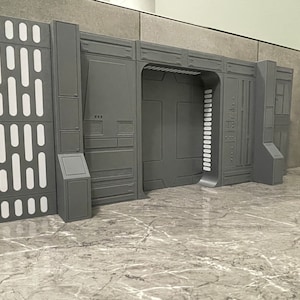 Star Wars Space Walls, Death Star Walls 1/12 Scale Expansion Pack 1 - Etsy