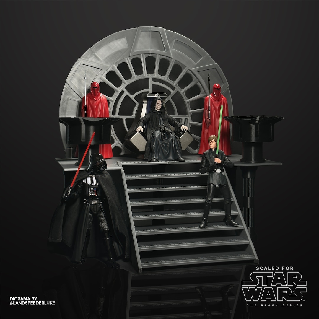 Star Wars Emperor Throne Room for Black Series 1:12 (6 Inch) Figures - Etsy