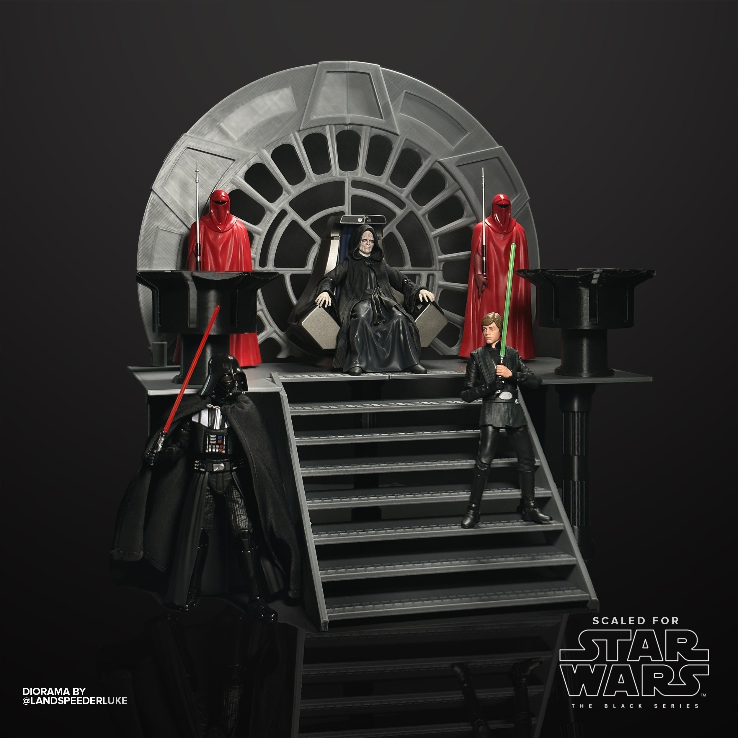 Star wars black series emperor palpatine throne store