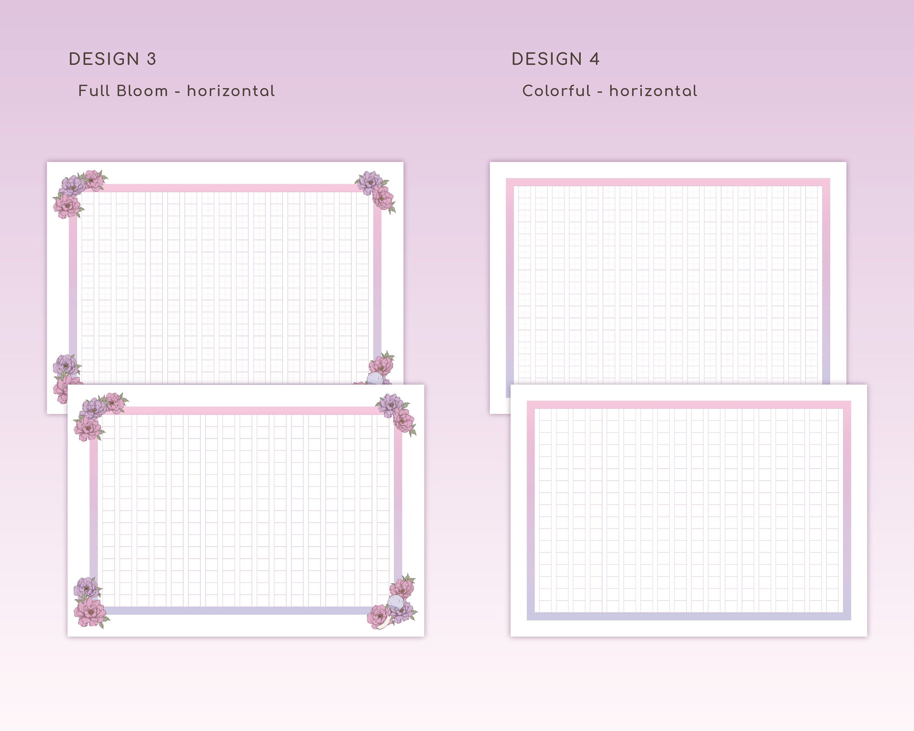 Printable Japanese Writing Paper Set - Practice Kanji, Hiragana ...