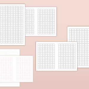 Kanji Practice Worksheets: Japanese Templates and Writing Paper ...