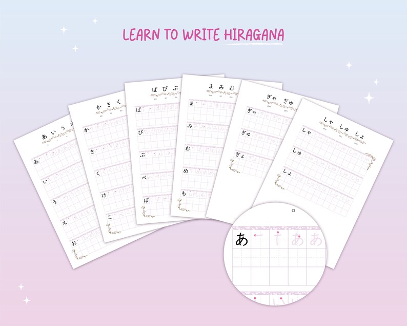 Kana & Kanji Starter Pack Printable Writing BUNDLE for Japanese ...