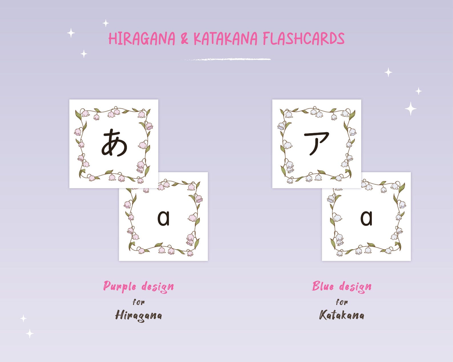 Hiragana & Katakana Study Bundle – Printable Flashcards and Practice ...