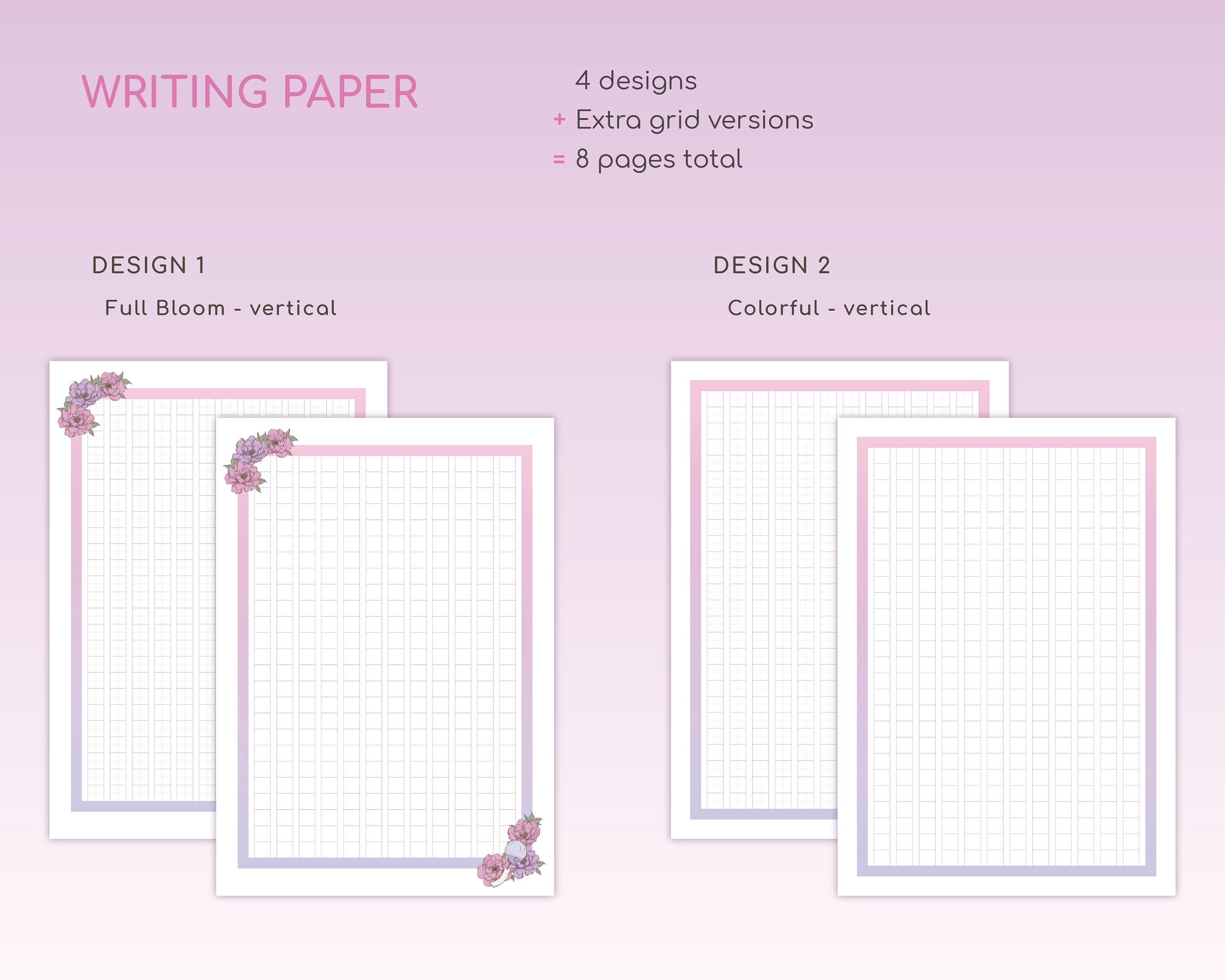 BUNDLE: Hiragana, Katakana Practice Sheets Writing Paper. Printable ...