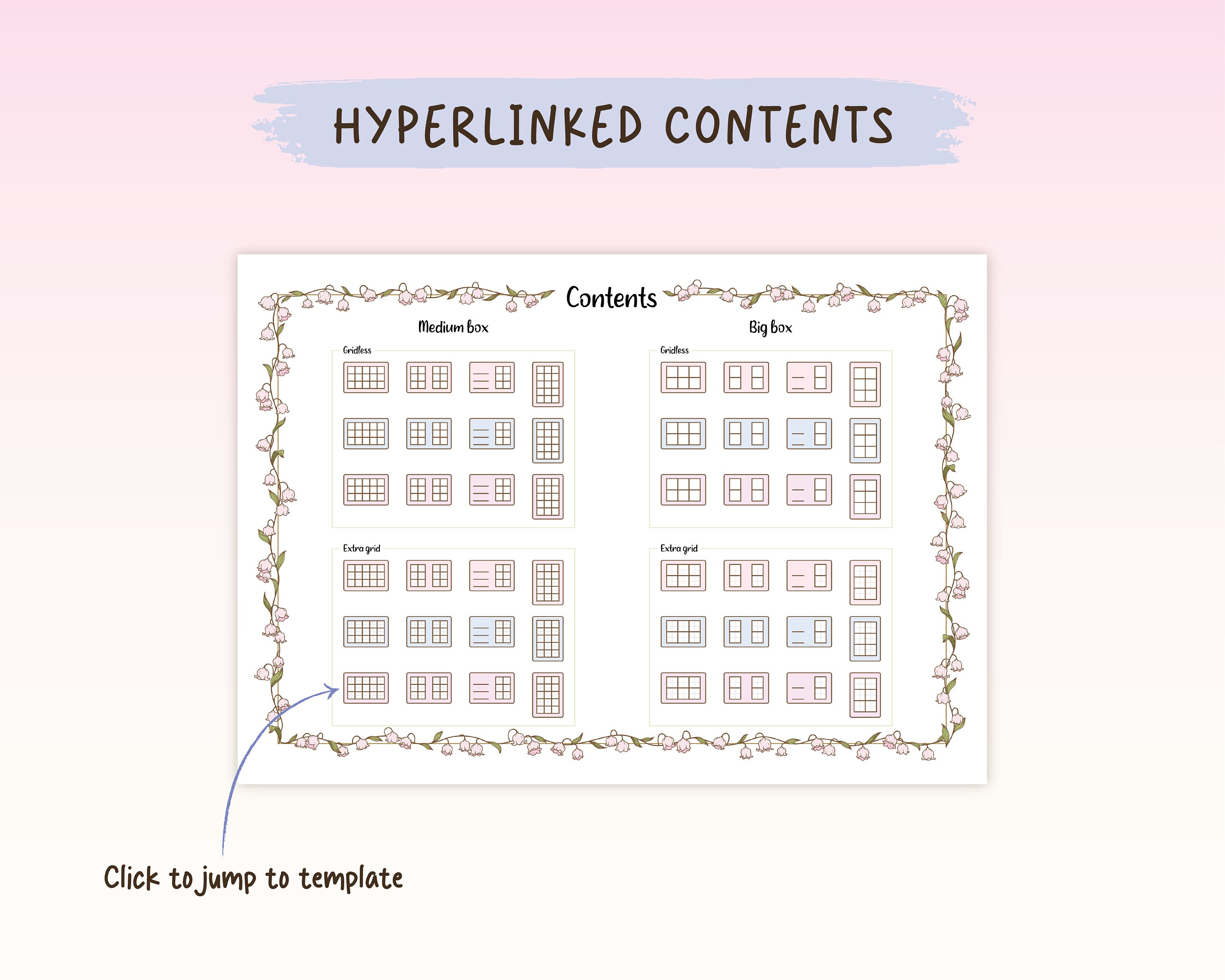 Colorful Genkouyoushi With Lily of the Valley Design - Printable ...