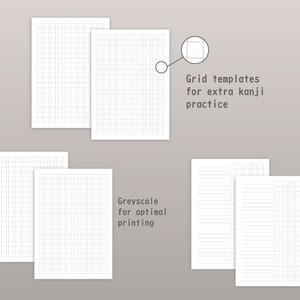 A4 Genkouyoushi Printable - Japanese Writing Paper Template - Kanji ...