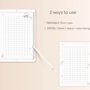 Japanese Writing Paper Printable Set - Practice Kanji, Hiragana ...