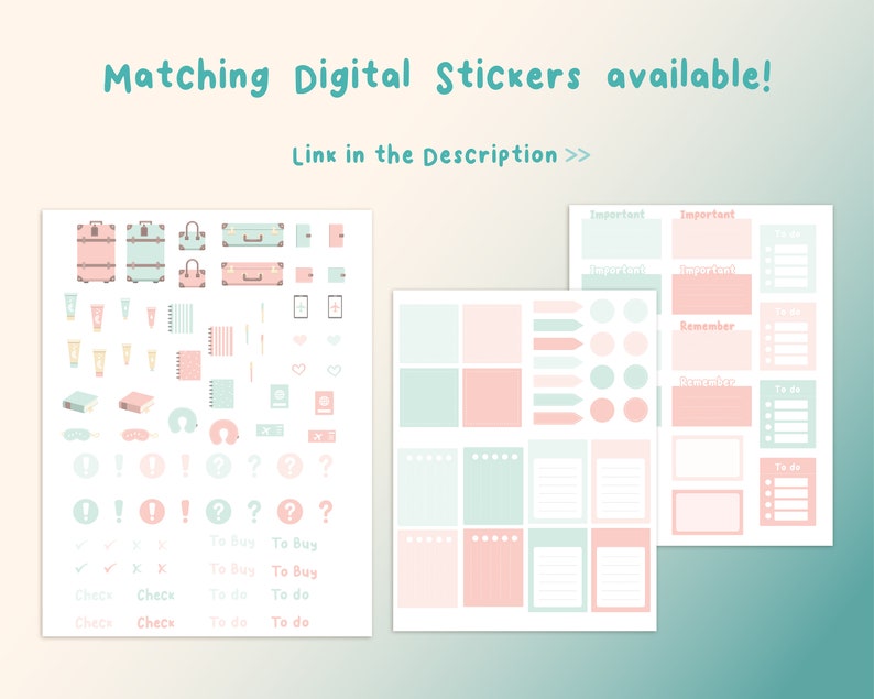 Blank Travel Packing List - Fillable & Printable PDF - Compatible With ...