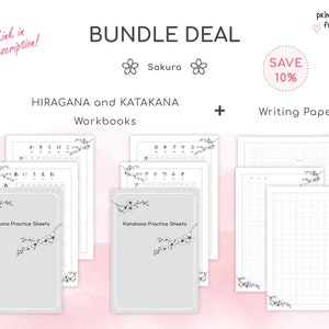 Japanese Writing Paper Printable Set - Practice Kanji, Hiragana ...