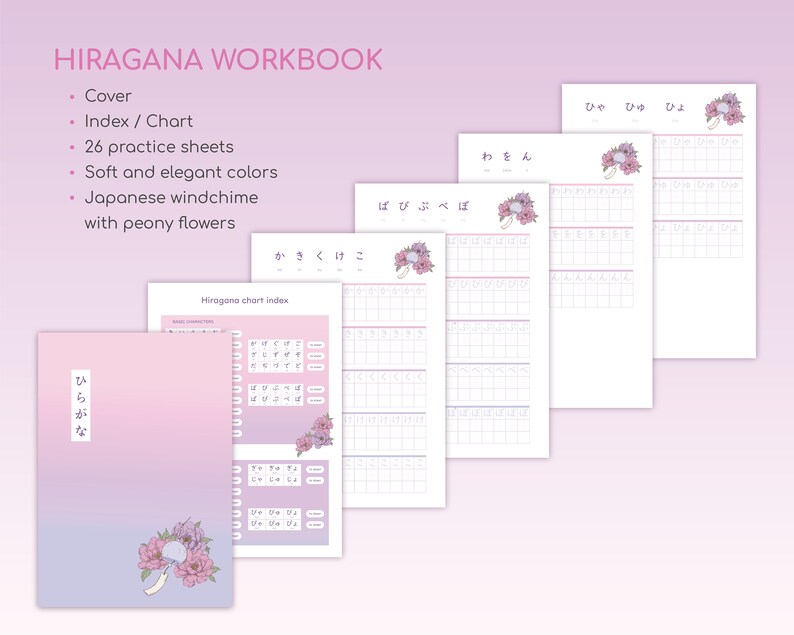 BUNDLE: Hiragana, Katakana Practice Sheets + Writing Paper. Printable ...