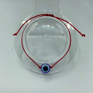 Dark Blue Evil Eye Luck Bracelet, 10mm Karma and Luck - Etsy