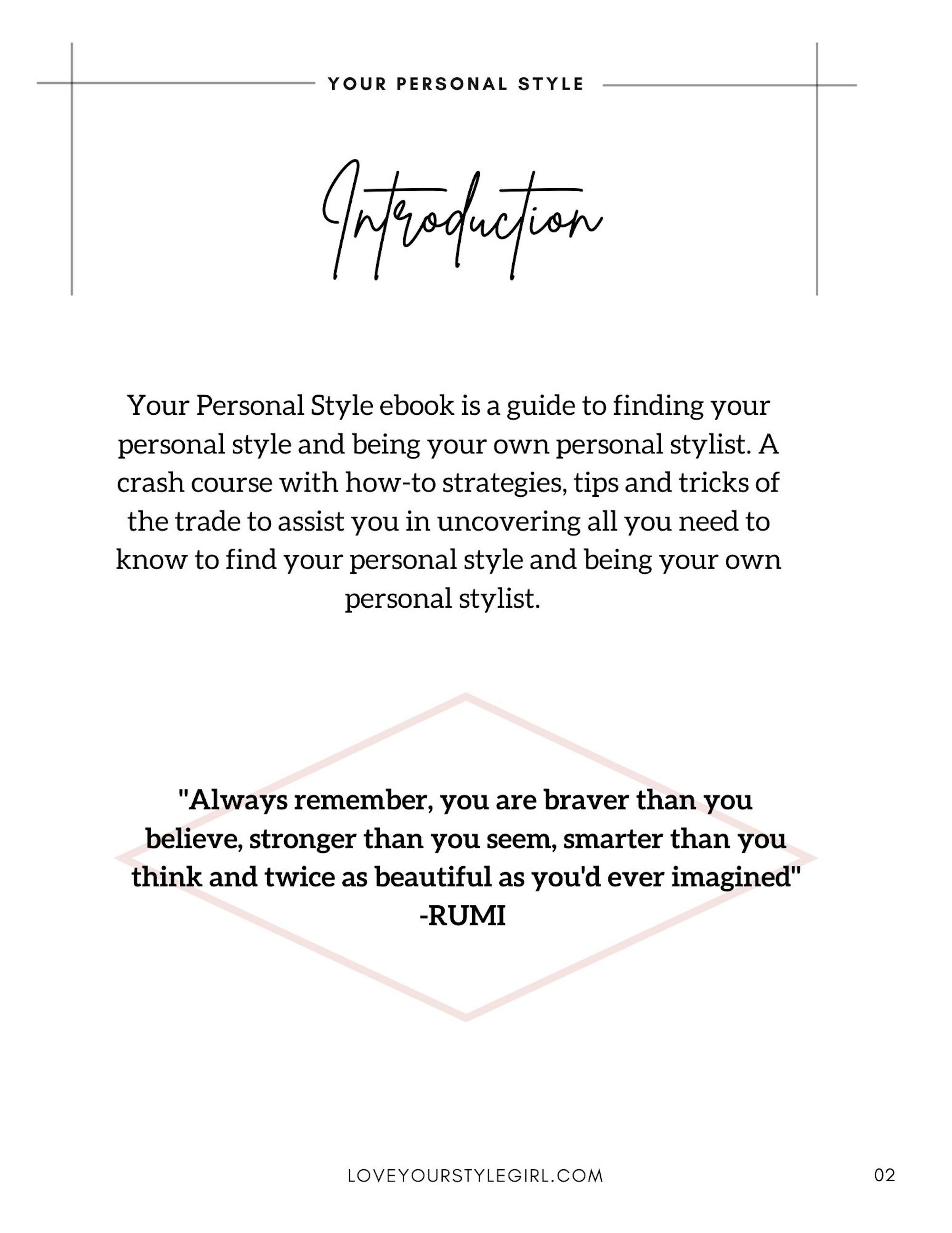 Personal Style - A Guide to Finding Your Personal Style and Being Your ...