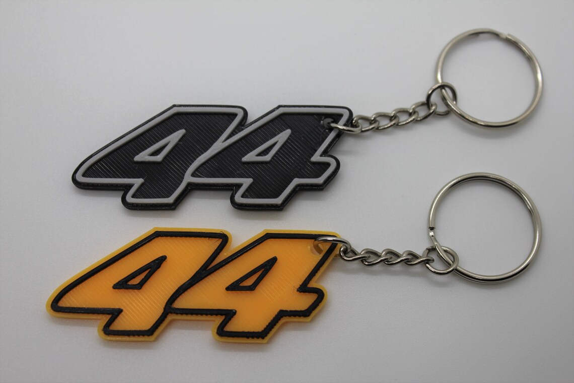 Formula One F1 Driver Number Keychains 3D Printed Plastic - Etsy