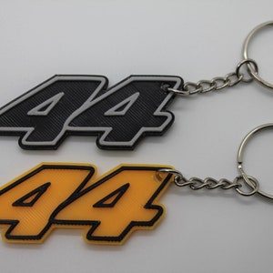 Formula One F1 Driver Number Keychains 3D Printed Plastic - Etsy