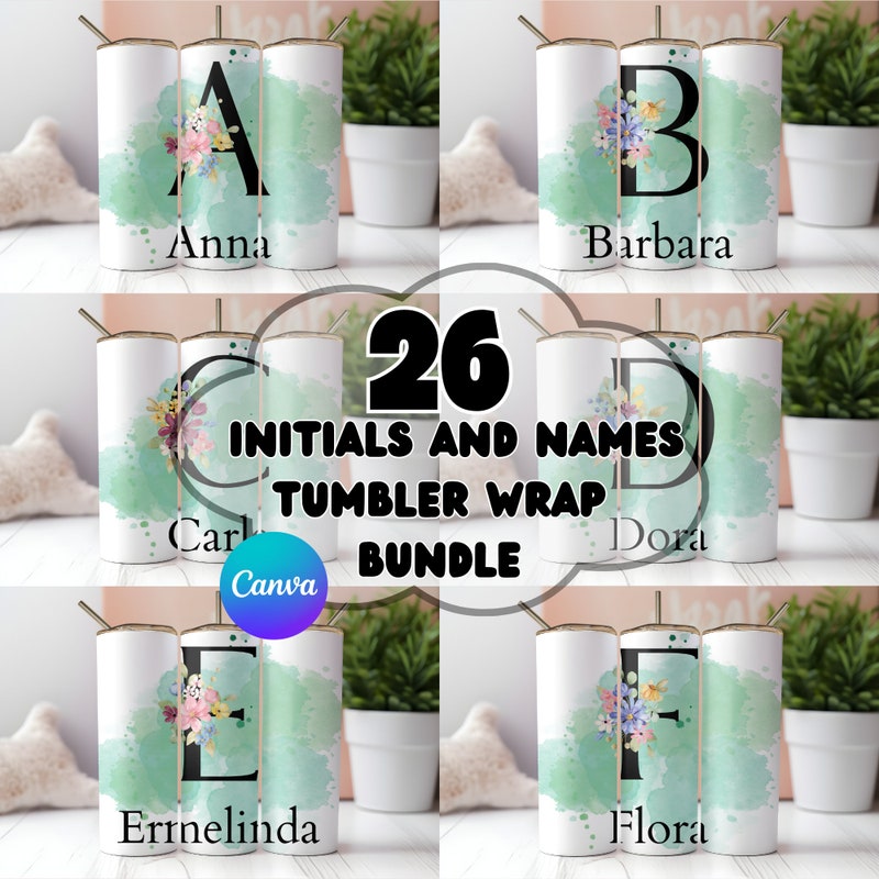 Wrapped Initial - Etsy