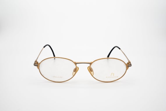Rodenstock vintage eyeglasses, titanium, gold, silver… - Gem