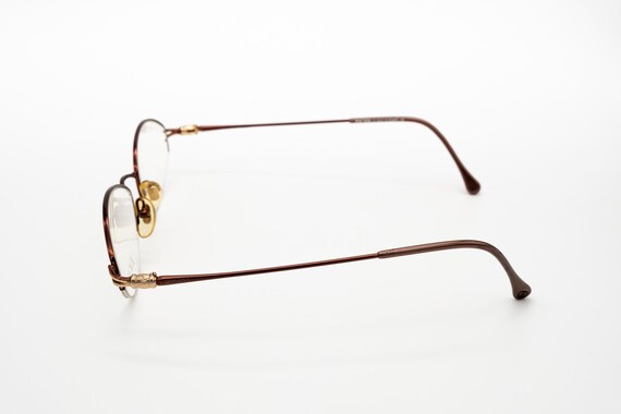 Escada vintage eyeglasses, bronze, half rim optical f… - Gem