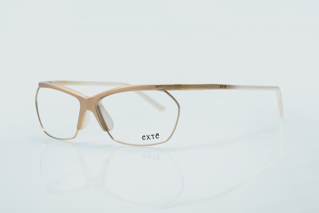 Exte Vintage Eyeglasses, Rectangular Cat Eye Optical Frame, New Old ...