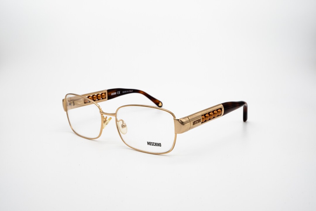 Moschino Vintage Eyeglasses, Rectangular Optical Frame Made in Italy ...