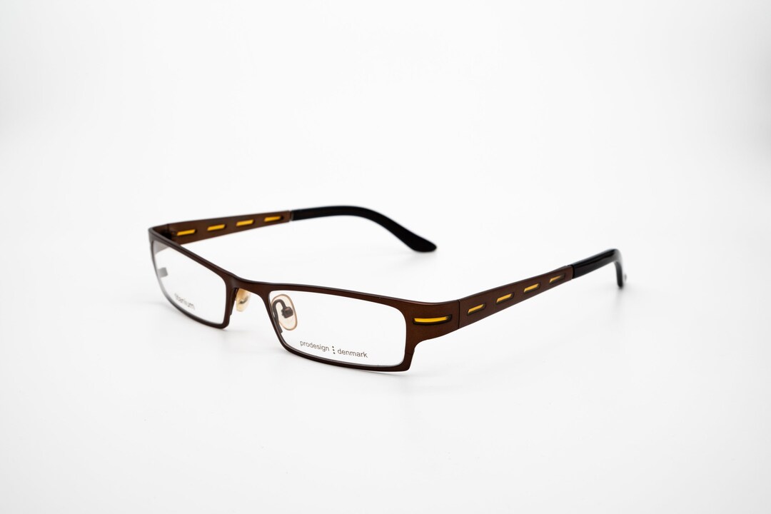 Prodesign Denmark Vintage Eyeglasses, Pure Titanium Rectangular Optical ...