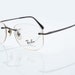 Exte Rimless Vintage Eyeglasses, Made in Italy, Gold, New Old Stock - Etsy