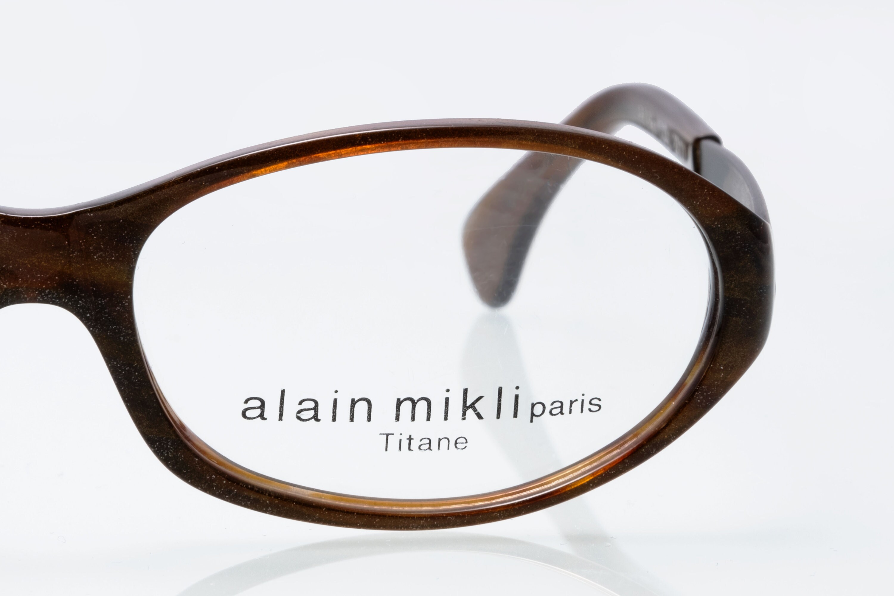 Alain Mikli Vintage Eyeglasses, Titan, Oval Optical Frame Handmade in ...