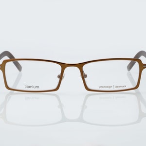 Prodesign Denmark Vintage Eyeglasses, Pure Titanium Rectangular Optical ...