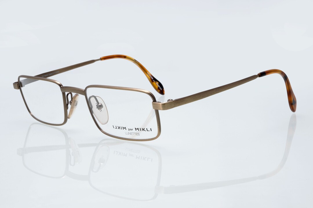Alain Mikli " Mikli Par Mikli" Vintage Eyeglasses, Bronze Rectangular ...