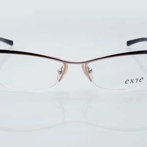 Exte Vintage Eyeglasses, Half Rim Frame Made in Italy, New Old Stock - Etsy