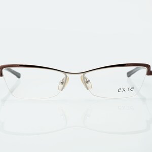 Exte Vintage Eyeglasses, Half Rim Frame Made in Italy, New Old Stock - Etsy