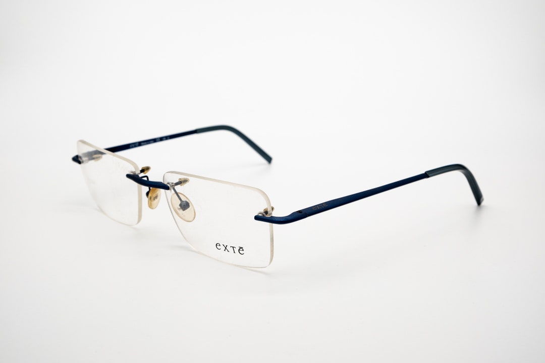 Exte Rimless Vintage Eyeglasses, Made in Italy, New Old Stock - Etsy