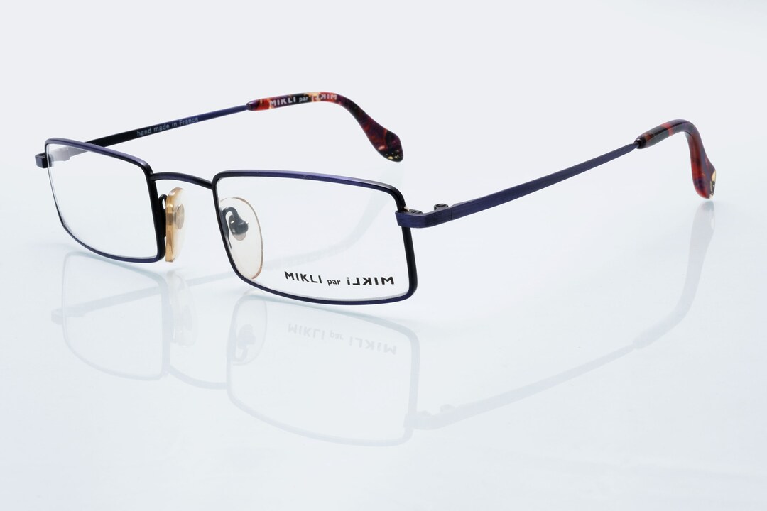 Alain Mikli " Mikli Par Mikli" Vintage Eyeglasses, Blue Rectangular ...