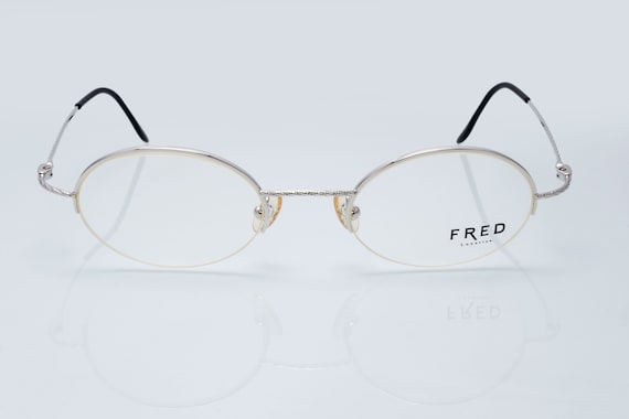 Fred F10-L02 vintage eyeglasses made in France, plati… - Gem