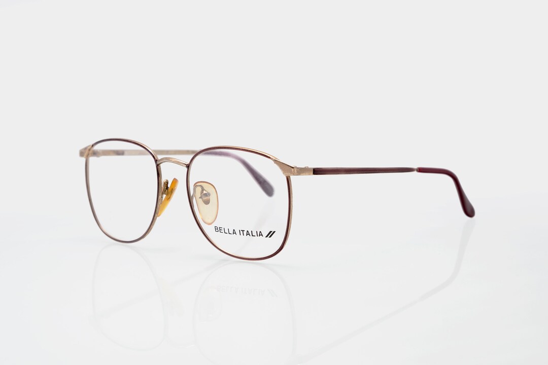 Bella Italia Vintage Eyeglasses, Square Optical Frame, New Old Stock - Etsy