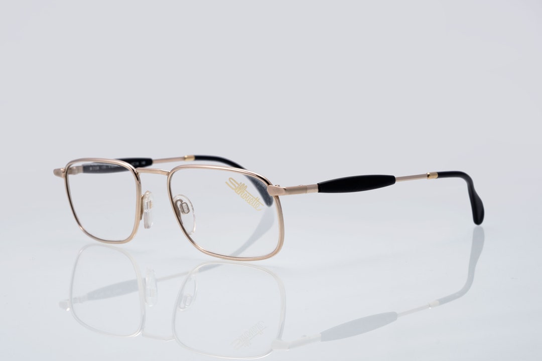 Silhouette Vintage Eyeglasses, Square Optical Frame Made in Austria ...