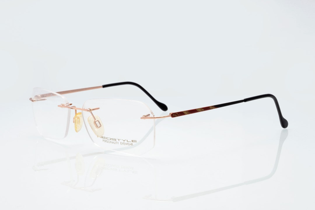 Neostyle Vintage Eyeglasses, Rimless Optical Frame, New Old Stock - Etsy