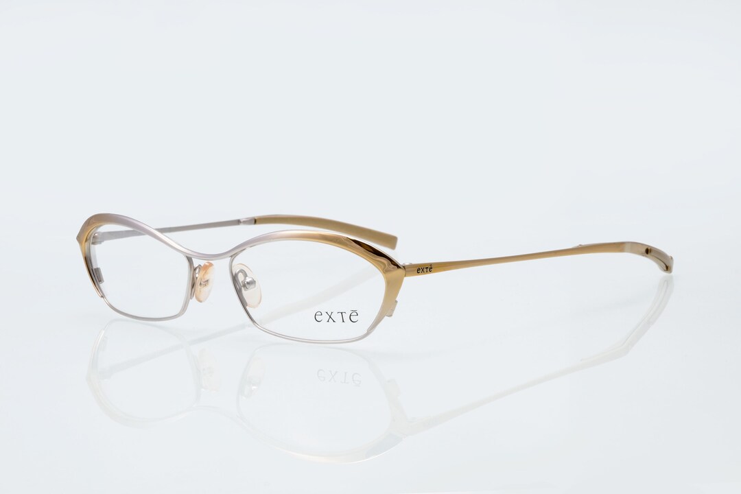 Exte Vintage Eyeglasses, Rectangular Optical Frame Made in Italy, New ...
