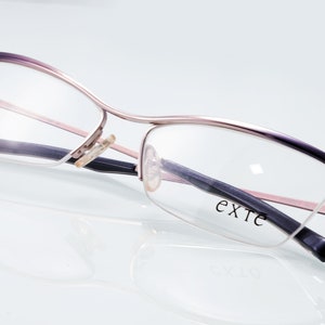 Exte Vintage Eyeglasses, Half Rim Frame Made in Italy, New Old Stock - Etsy