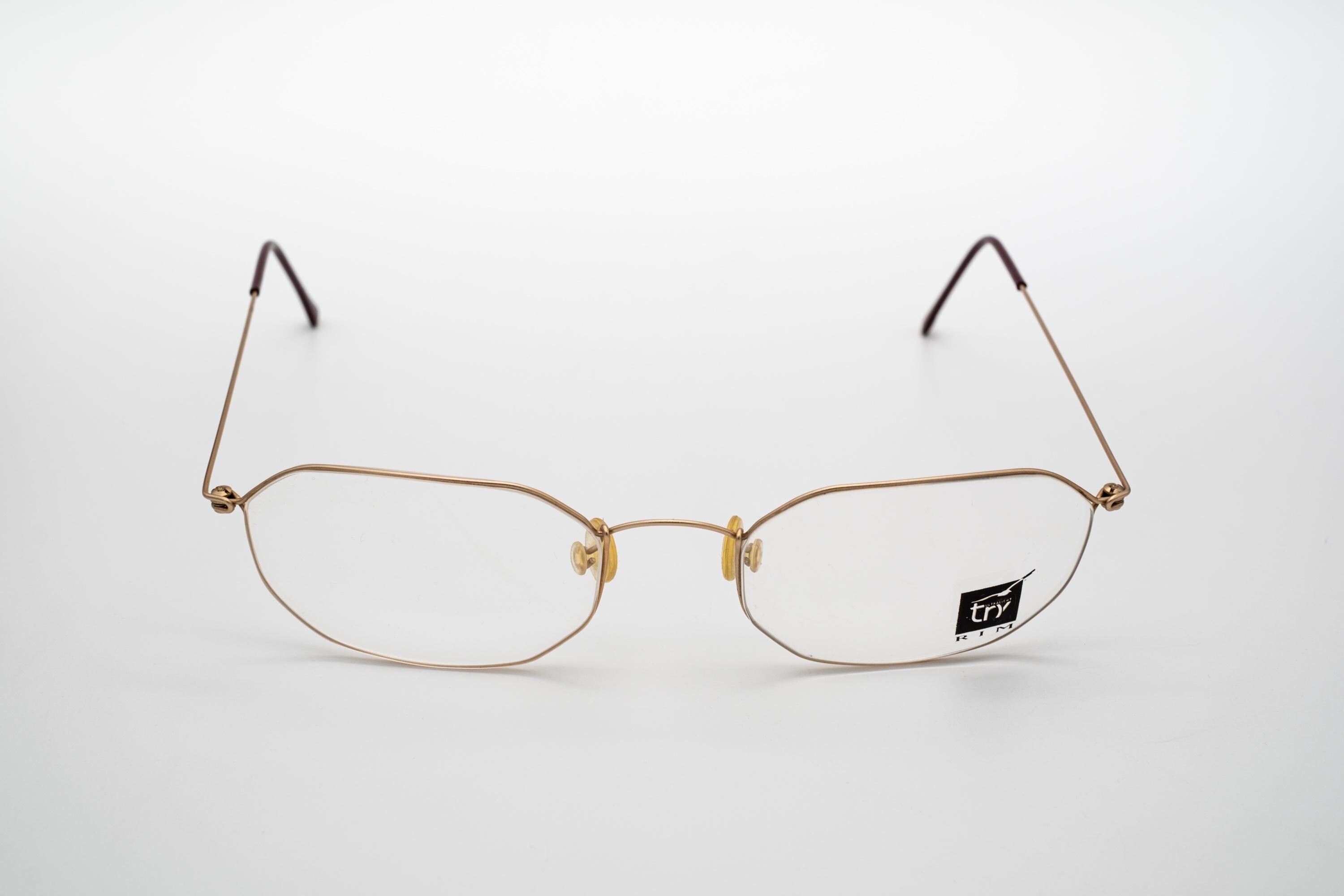 Try Vintage Eyeglasses, Polygon Optical Frame Made in Italy, New Old ...