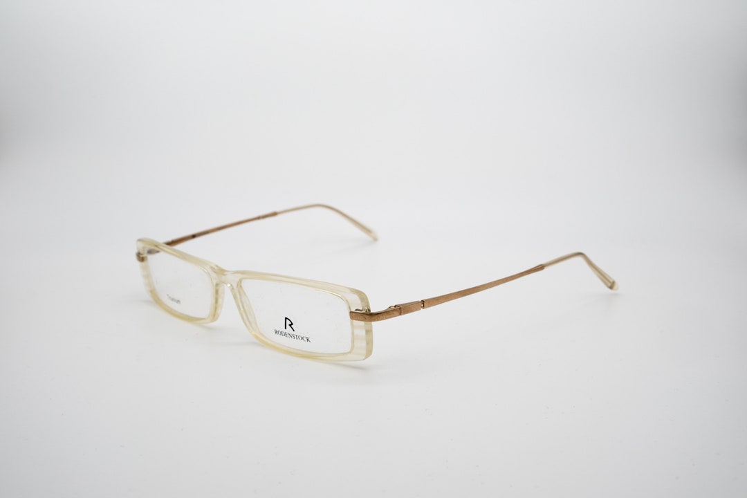 Rodenstock Vintage Eyeglasses, Titanium, Rectangular Transparent ...