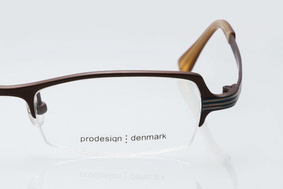 Prodesign Denmark vintage eyeglasses, half rim pure t… - Gem