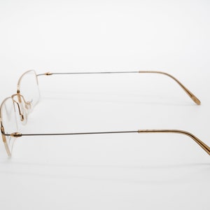 Rodenstock Vintage Eyeglasses, Titanium, Silver, Gold, Half Rim ...
