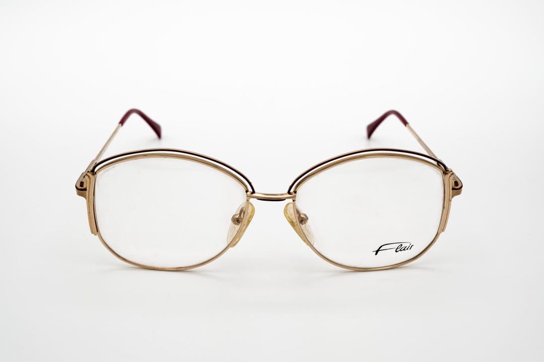Flair Vintage Eyeglasses, Square Optical Frame Made in Germany, New Old ...